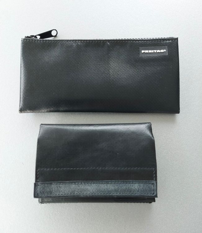 Freitag Black-Duopack / Pouch Serena F06 & Wallet Dallas F51 (Neu und ...