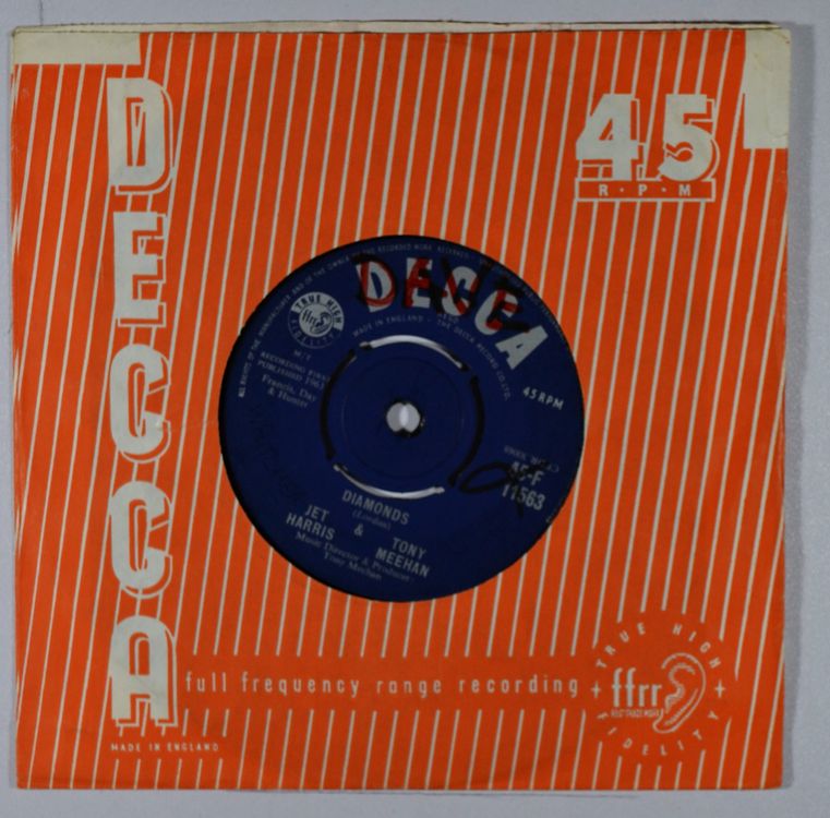 Single: JET HARRIS / TONY MEEHAN (THE SHADOWS) - Diamonds | Kaufen auf ...