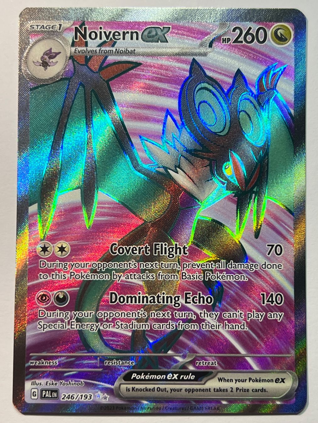 Noivern EX 246/193 Paldea Evolved 🇬🇧 (Gebraucht) in Langenthal für CHF ...