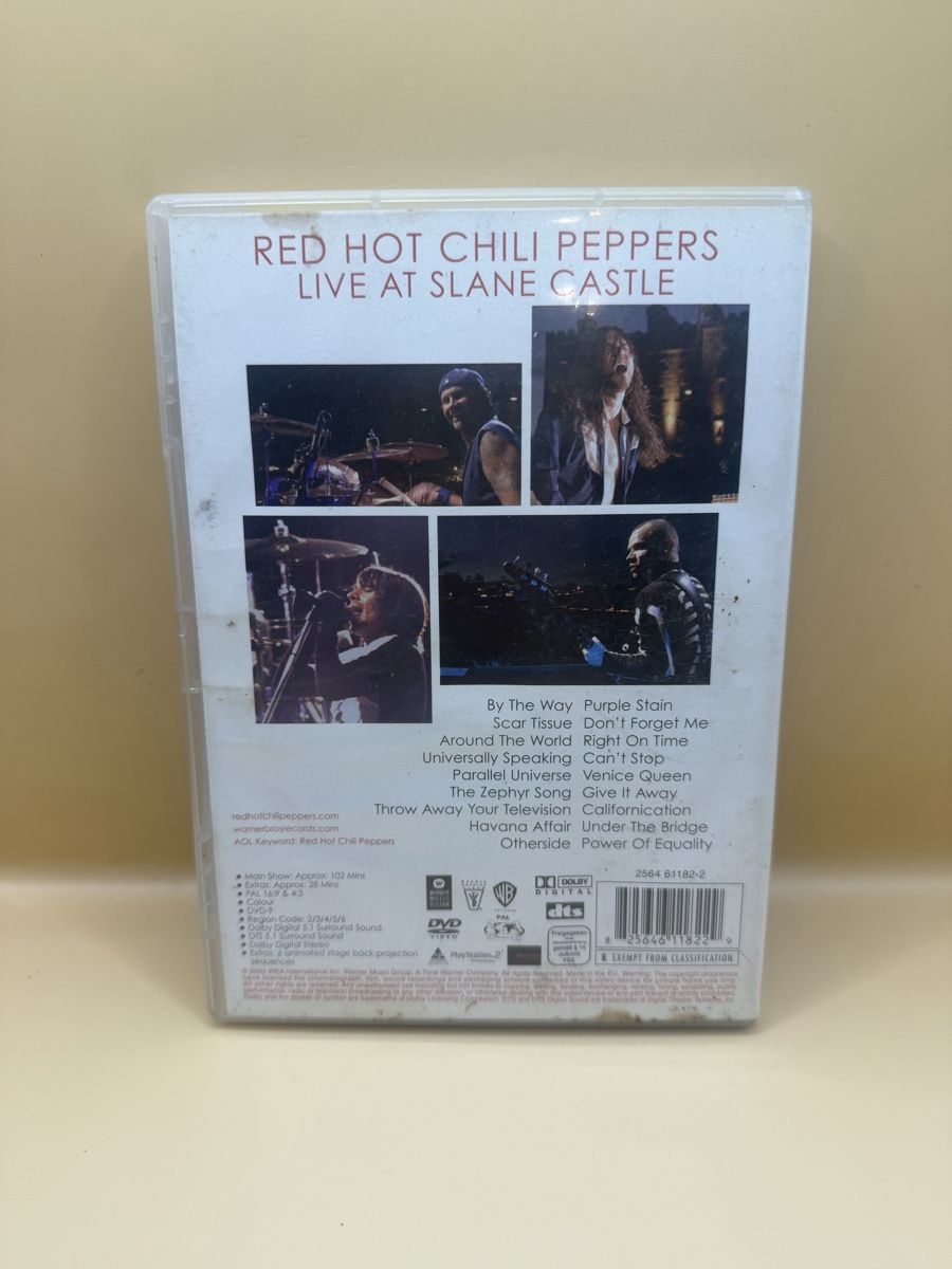 DVD "THE RED HOT CHILI PEPPERS : LIVE AT SLANE CASTLE 2003" (Gebraucht ...