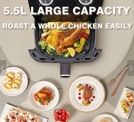 JAMAKY Hochwertige 5,5 l Luft Air Fryer | Kaufen auf Ricardo