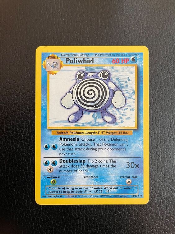 Base Set Poliwhirl 38/102 Ab 1 | Kaufen auf Ricardo