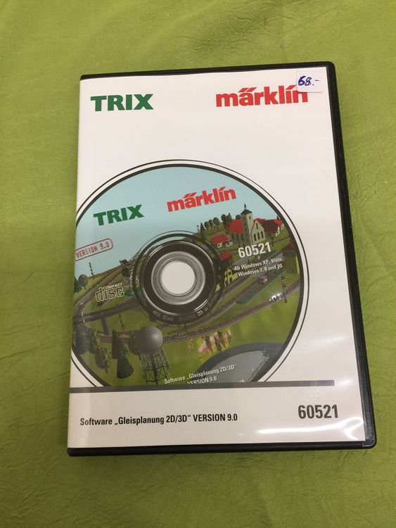 Märklin Trio Software Gleisplanung 2D/3D Version 9.0 60521 (Gebraucht ...