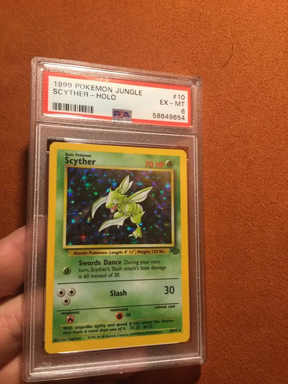Scyther Holo, Pokemon Jungle (1999), PSA 6 | Kaufen auf Ricardo