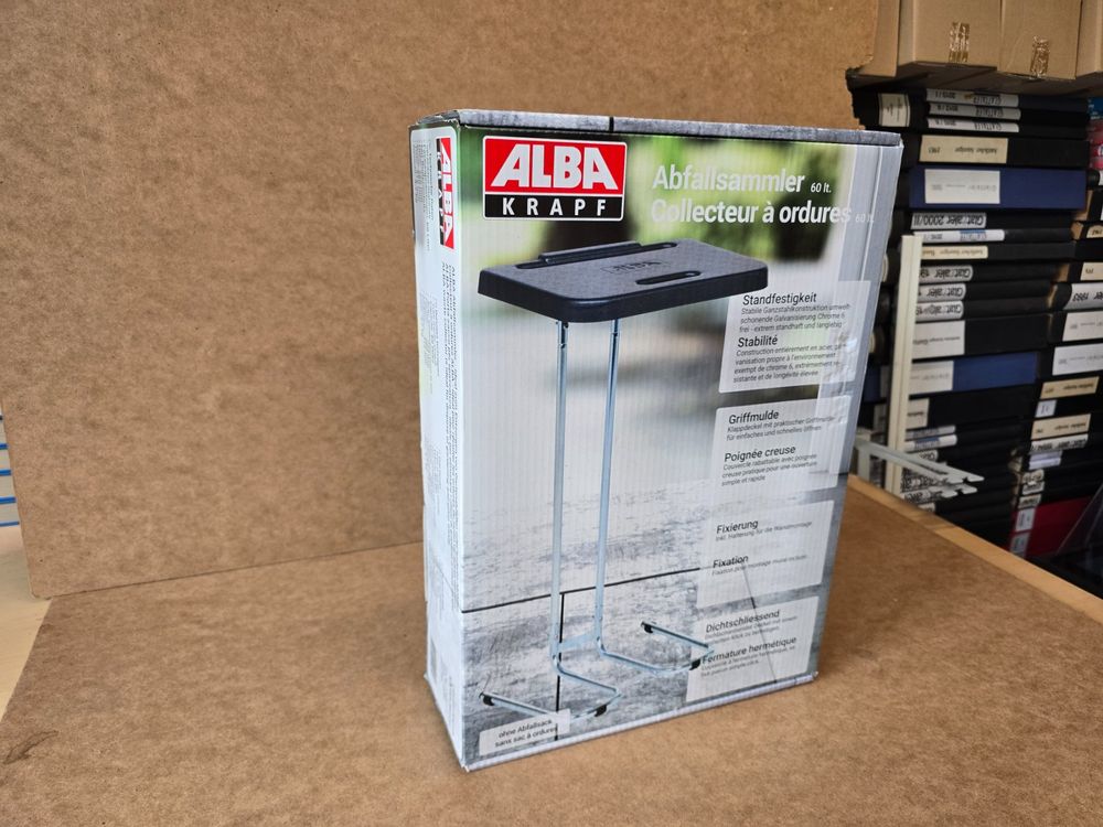 neuer Alba Krapf Abfallsammler für 60l Säcke 380x316x725mm (Neu und ...