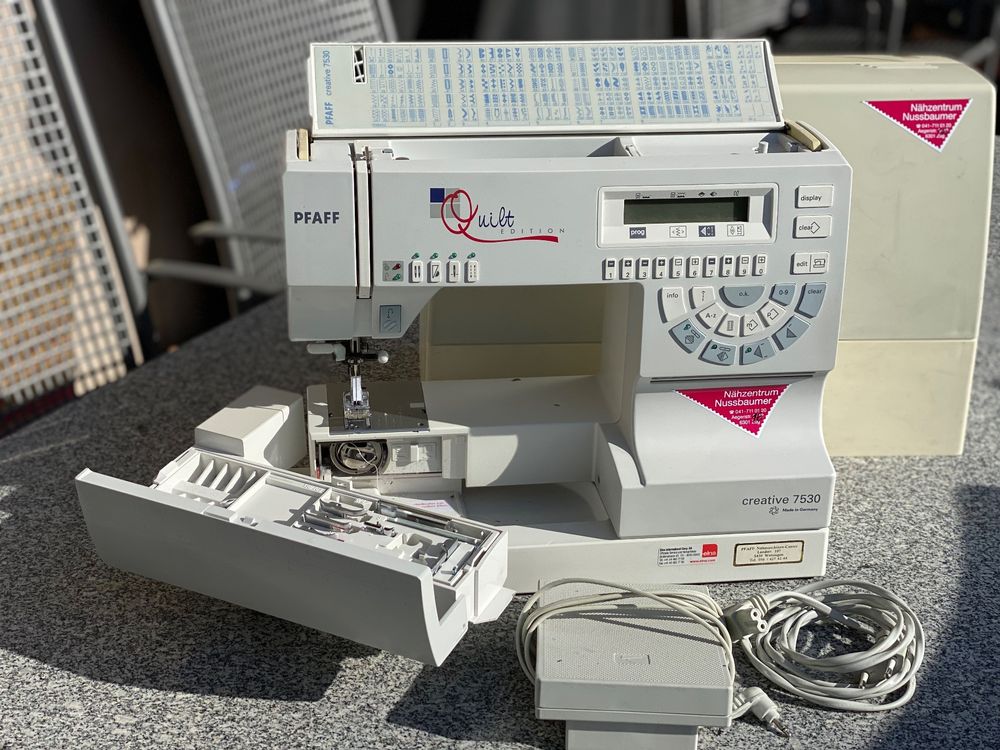 Nähmaschine Pfaff 7530 Quilt Edition | Kaufen auf Ricardo