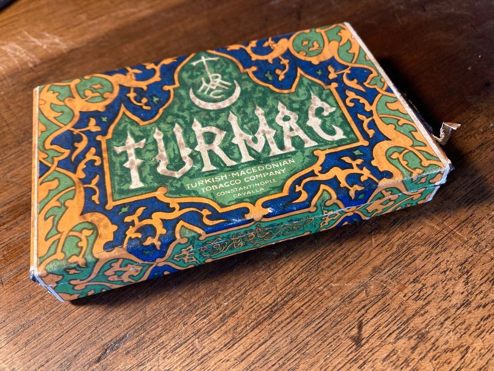 boite Turmac Blechdose antik cigarette Zigaretten Tabak (D'occasion) à ...