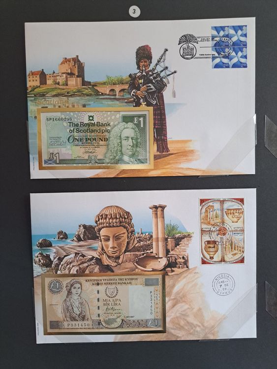 Numis -Banknotenbriefe 26 x 18cm 2 Stück (Neu und originalverpackt) in ...