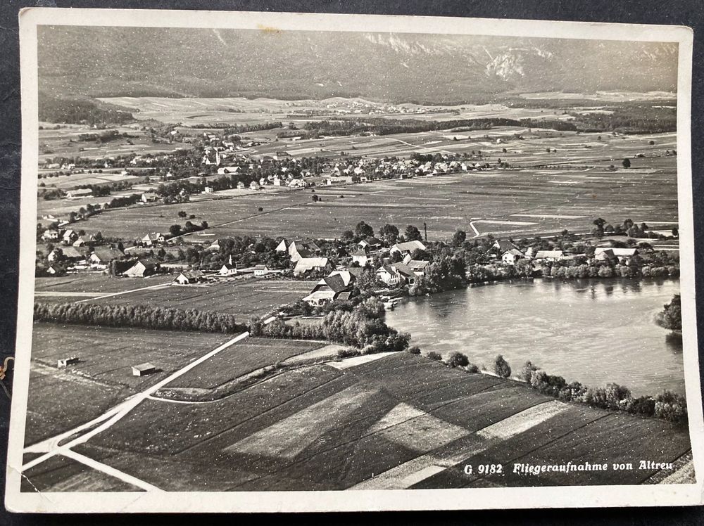 Altreu SO Flugaufnahme Alpar Bern/ 1937 gestempelt Selzach (Gebraucht ...
