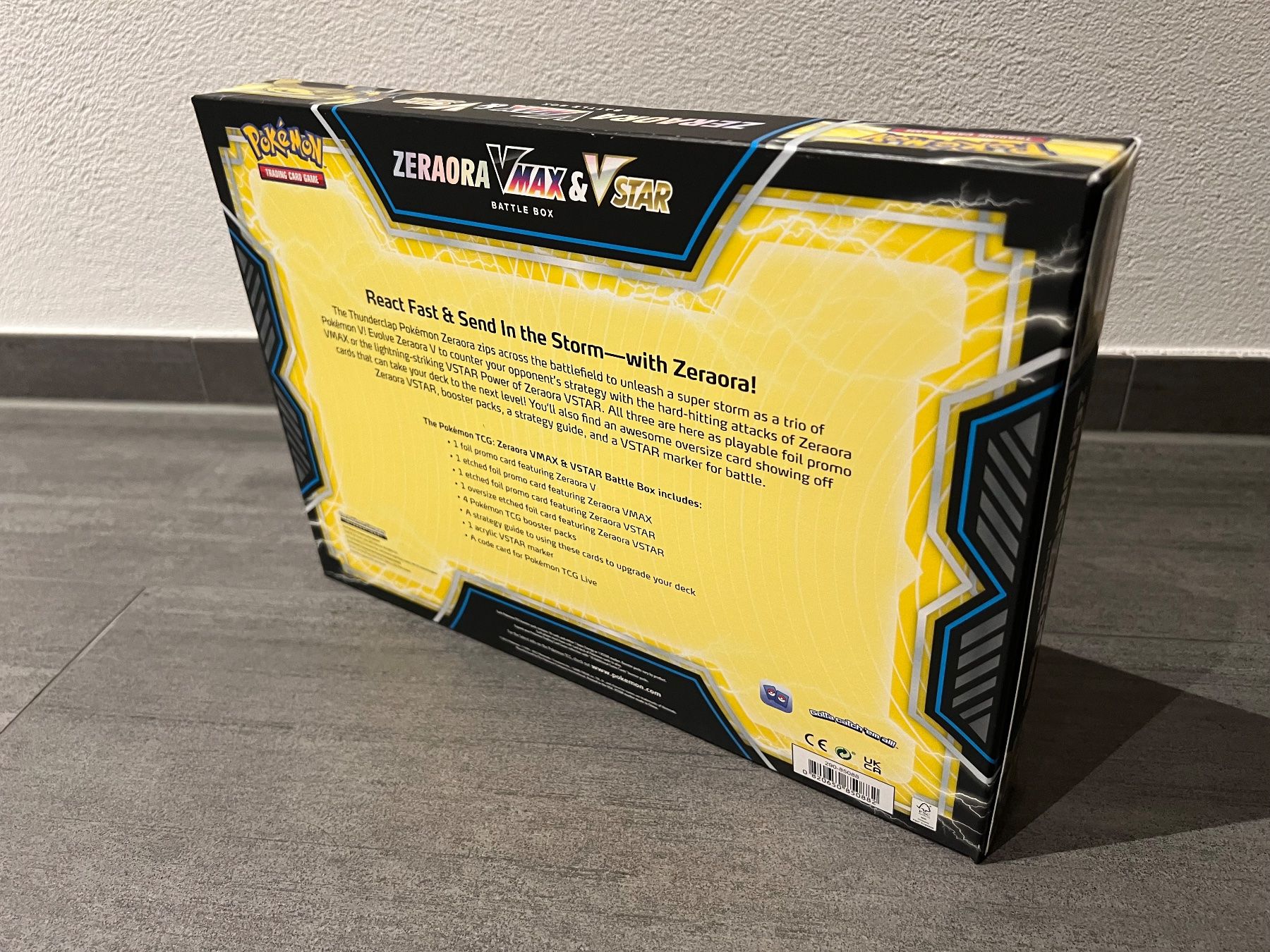🇬🇧 Pokémon | Zeraora VMAX & VSTAR Battle Box | OVP | EN 🔥 (Neu und ...