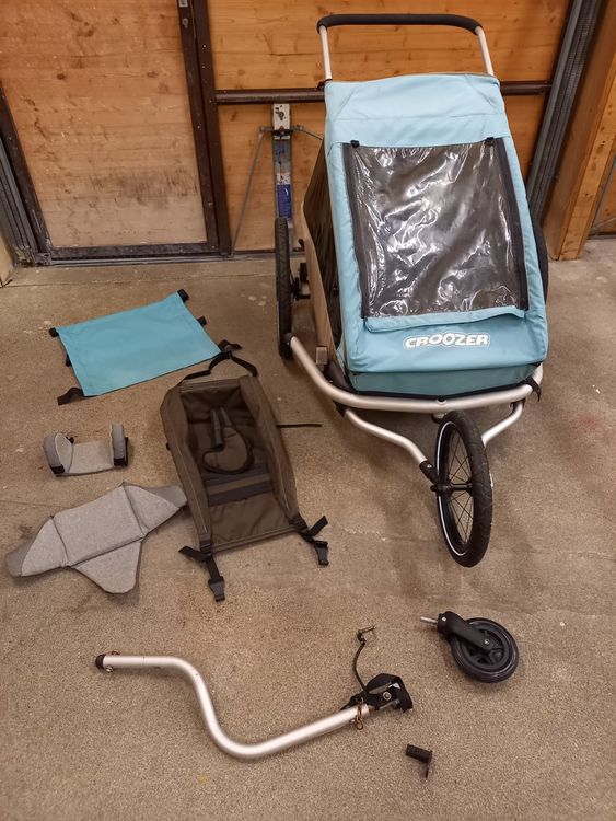 Croozer Kids for 2 mit viel Zubehör | Kaufen auf Ricardo