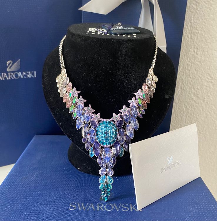 Swarovski Statement Kette, limitier neu und original mit Box (Neu und originalverpackt) in ...
