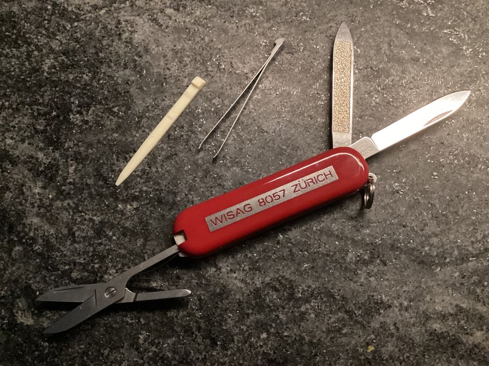 Victorinox Classic Messer "50 JAHRE WISAG“ Spez..Ed.Box NEU! (Neu und ...
