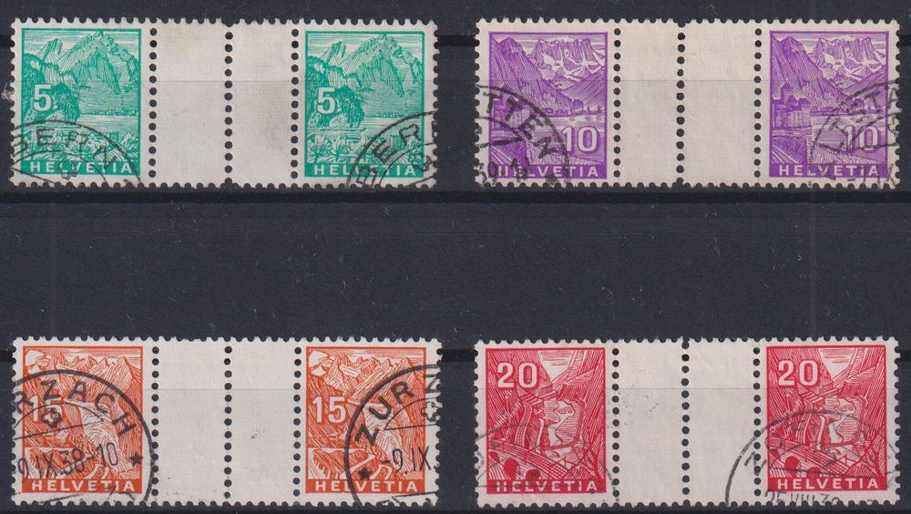 024) Zusammenhängend S43 - S46, SBK 480.-- (Gebraucht) in Claro für CHF 28.5 – mit Lieferung auf ...