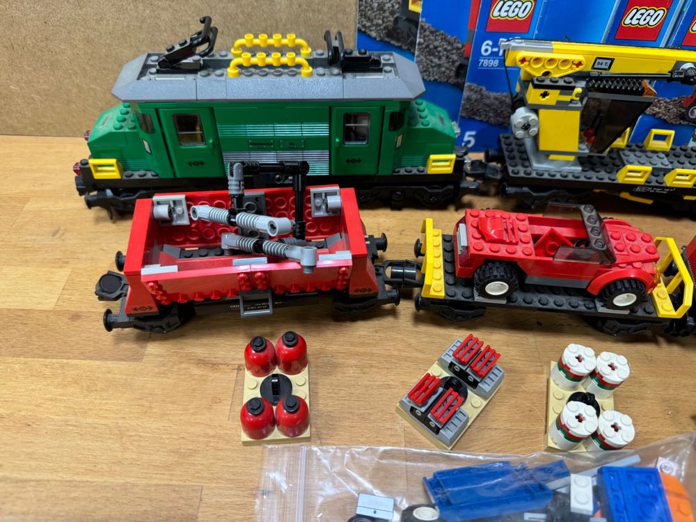 LEGO City 7898 - Großes Güterzug Set Eisenbahn (Gebraucht) in ...