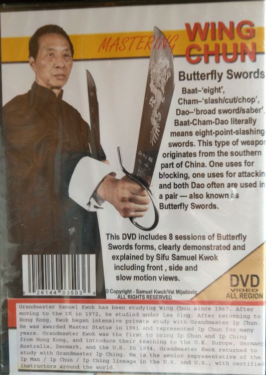 2xWing Chun Kung Fu, Biu Gee & Baat Cham Dao Lern-DVDs (Neu (gemäss ...