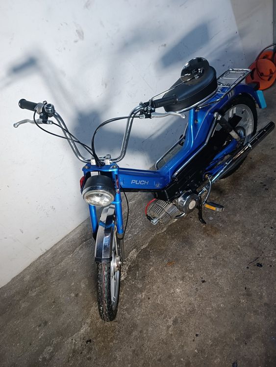 Mofa Puch Maxi S Original 1.Lack Blau Za50 starker Motor (Gebraucht) in ...