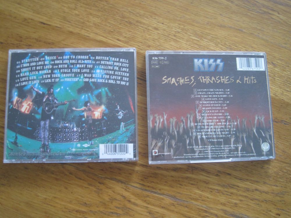 KISS CD 's mit der Original Schrift (Gebraucht) in Gossau SG für CHF 10 ...