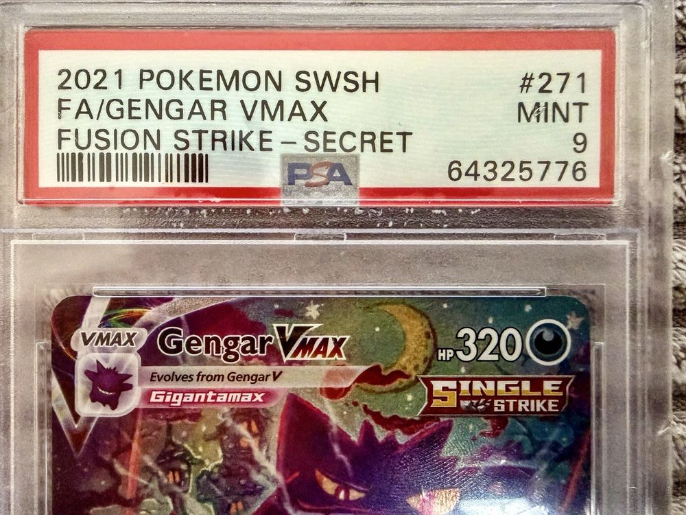 🔥 Pokémon Gengar VMAX Alt Art – PSA 9 MINT 🔥 (Neu (gemäss Beschreibung ...