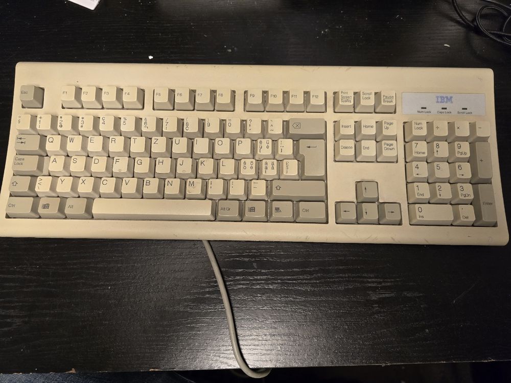Vintage IBM Keyboard Model No. KB-8923 PS/2 | Kaufen auf Ricardo