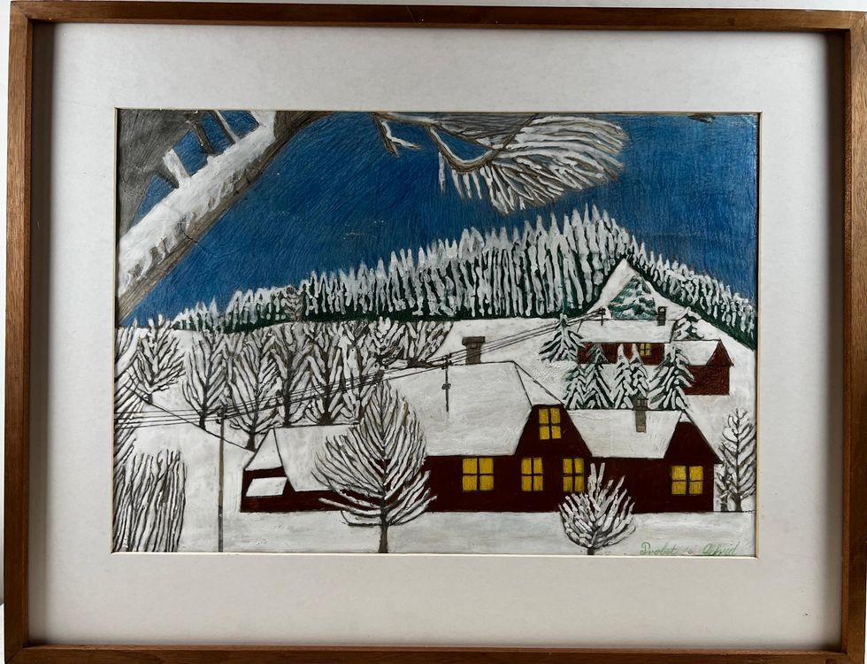 Alfred Probst (19??-1995) Art Brut Maler Handsigniert. (Gebraucht) in Neuhausen am Rheinfall für ...