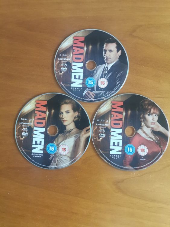 Serie Mad Men Staffel 1,2 DE. Staffel 3,4 Code 2. DVDs (Gebraucht) in Birmensdorf ZH für CHF 5 ...