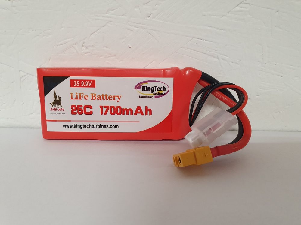 KingTech Turbinen-Akku LiFe 1700mAh 3S 9.9V 25C (Neu und ...