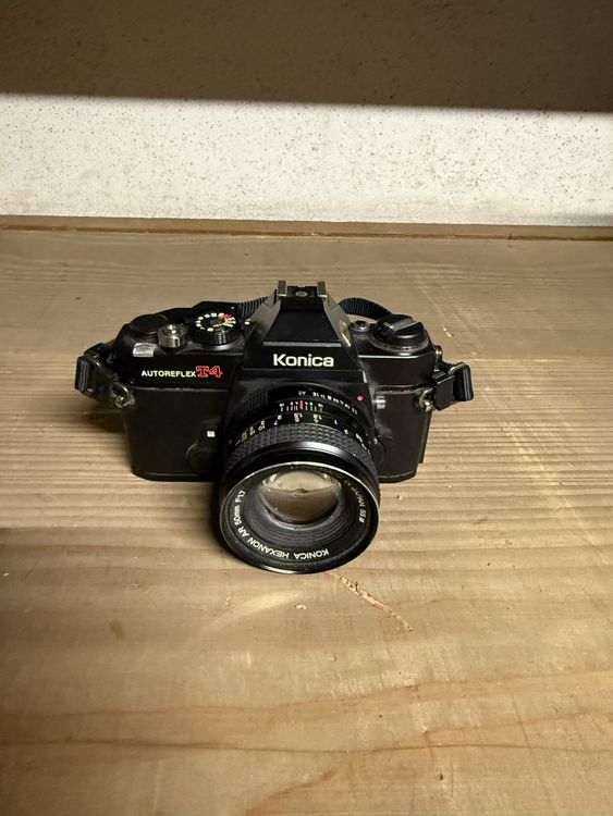 Konica Autoreflex T4 analog Kamera - Top Zustand! (Gebraucht) in ...