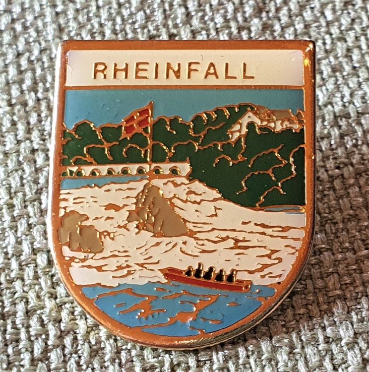 E918 - Pin Rheinfall Schaffhausen Suisse Schweiz (Gebraucht) in Reinach BL für CHF 2 – mit ...