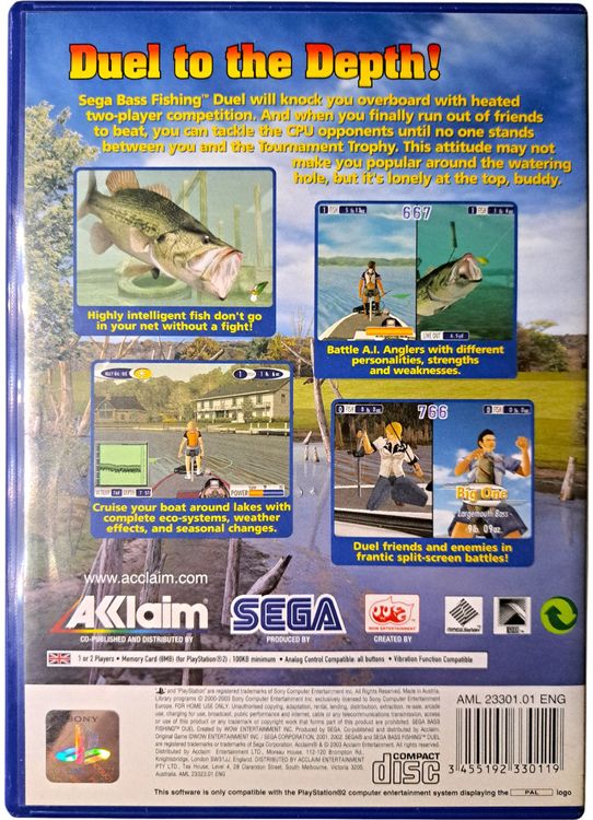 SEGA Bass Fishing Duel (Playstation 2/PS2) (Gebraucht) in Balgach für ...