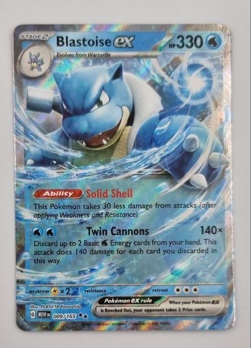 Blastoise ex (009/165 Set MEW 151) NM / ENG | Kaufen auf Ricardo