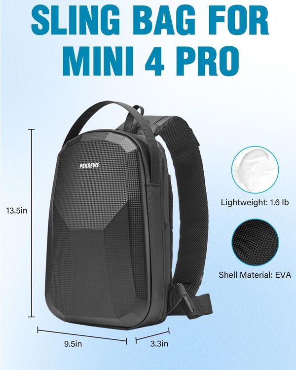 Mini 4 Pro Case, Waterproof Carbon-look Case, Backpack (Neu (gemäss ...