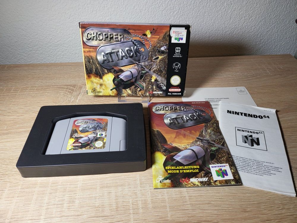 Nintendo 64/Chopper Attack/OVP (Gebraucht) in Sursee für CHF 41 – mit Lieferung auf Ricardo kaufen