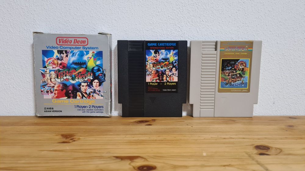 2 NES Games Video Deon & Supervision - defekt für Bastler (Defekt) in ...