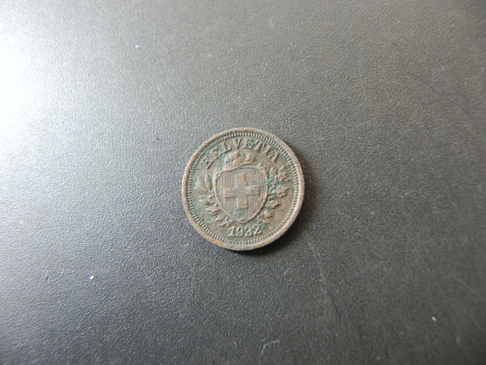 Schweiz 1 Rappen 1932 B (Gebraucht) in Biel/Bienne für CHF 0.5 – mit Lieferung auf Ricardo kaufen