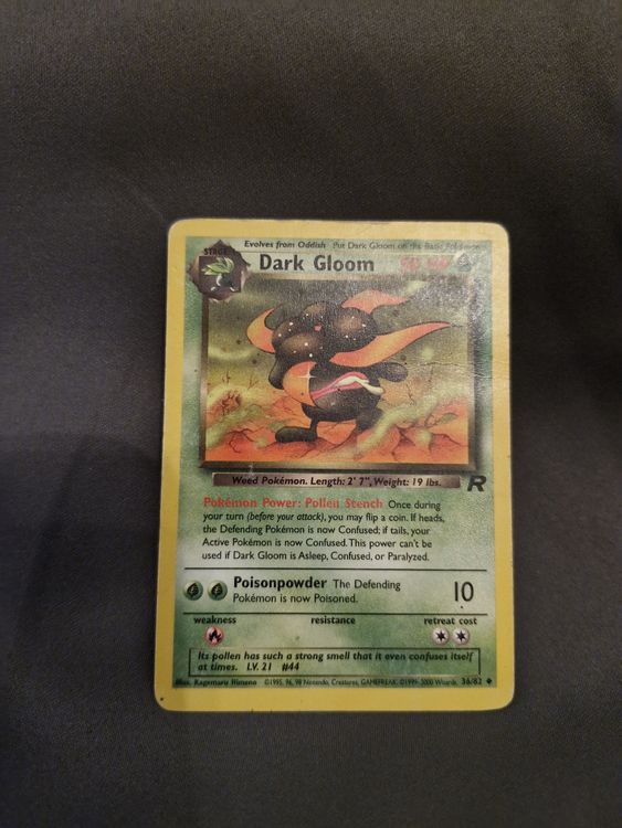 Dark Gloom Pokemon Karte, Team Rocket, 36/82 (Gebraucht) in Muri AG für ...