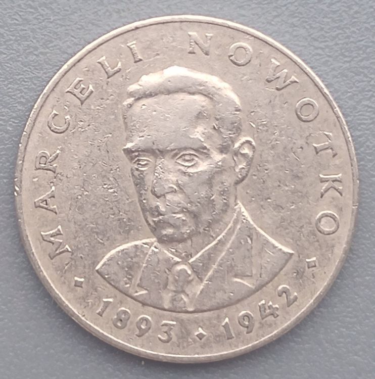 POLONIA - POLEN - 20 ZŁOTYCH 1977 - MARCELI NOWOTKO - GEBR. | Kaufen ...