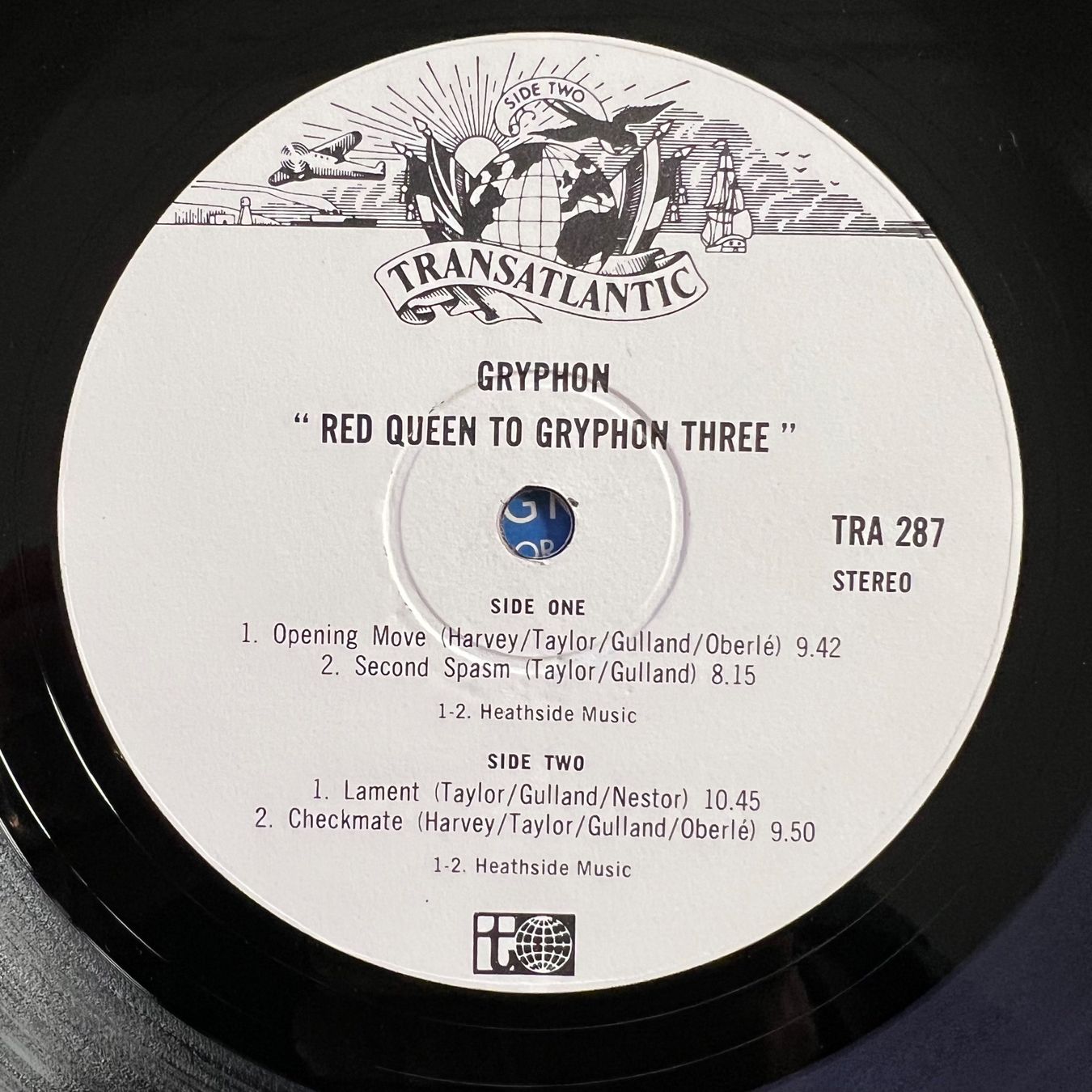 Gryphon - Red Queen To Gryphon Three / 1. UK-Press. 1974 (Gebraucht) in ...