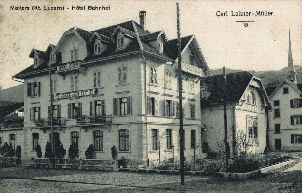 Malters, Hôtel Bahnhof, Carl Lehner-Müller | Kaufen auf Ricardo