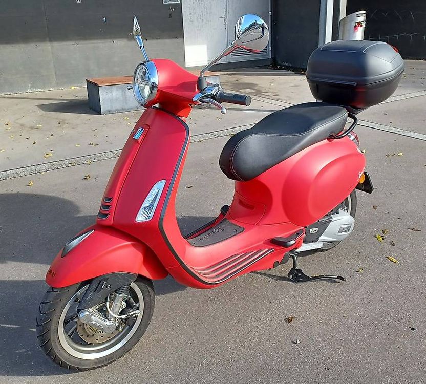 Vespa Primavera 125 Sport ABS rot matt (Gebraucht) in Niederrohrdorf für CHF 3950 – nur Abholung ...