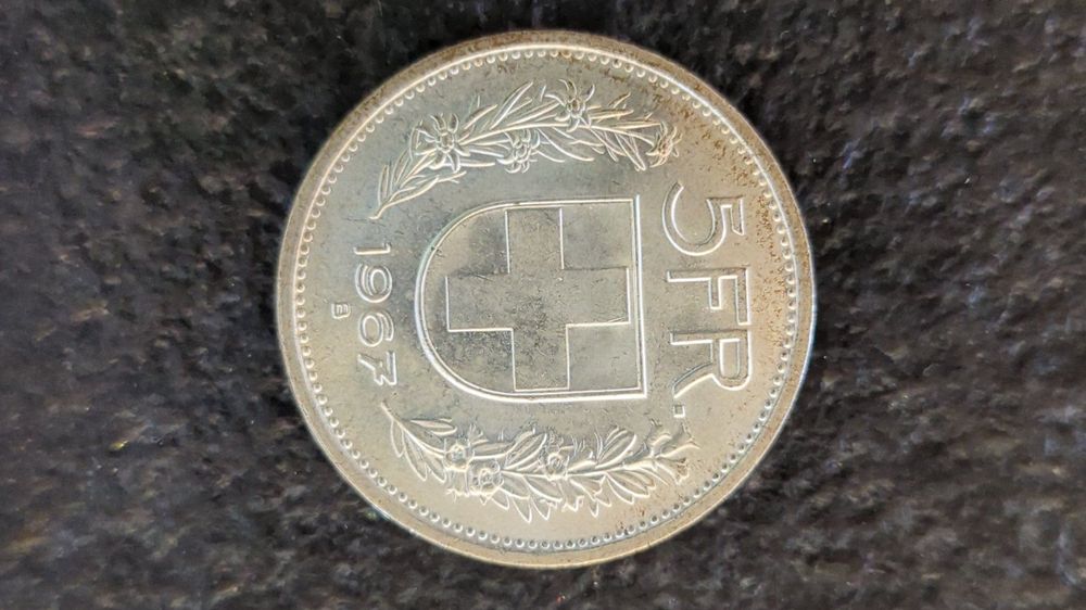 Münze 5Fr. 1967 | Kaufen auf Ricardo
