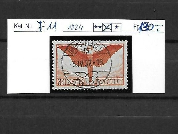 FP F11 gest.1924 Kat: CHF 130.- (Gebraucht) in Basel für CHF 16 – mit Lieferung auf Ricardo kaufen