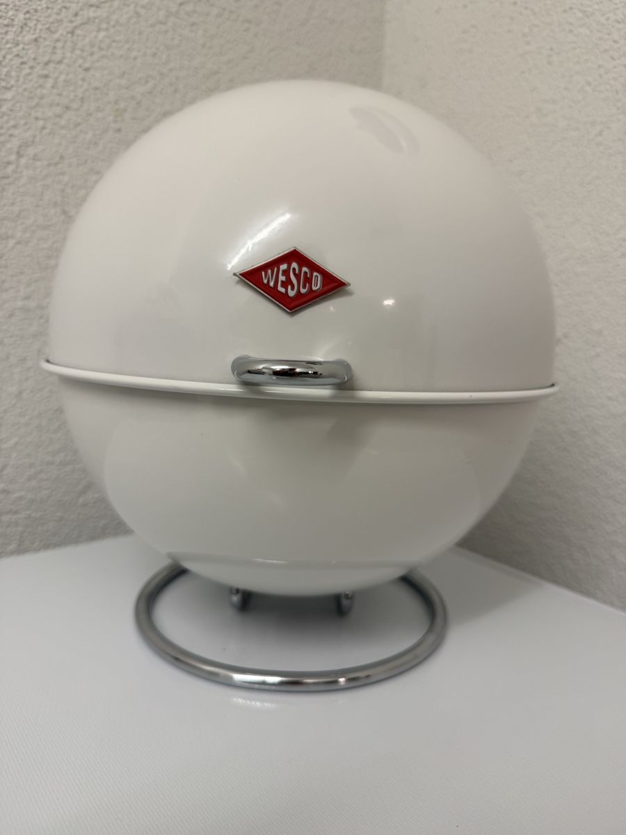 Wesco Brotkasten Kugel Retro Design Weiss, Top Zustand (Gebraucht) in ...