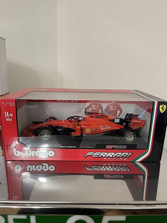 Charles Leclerc Ferrari SF90 #16 Formel 1 2019 1:18 Bburago | Kaufen auf Ricardo