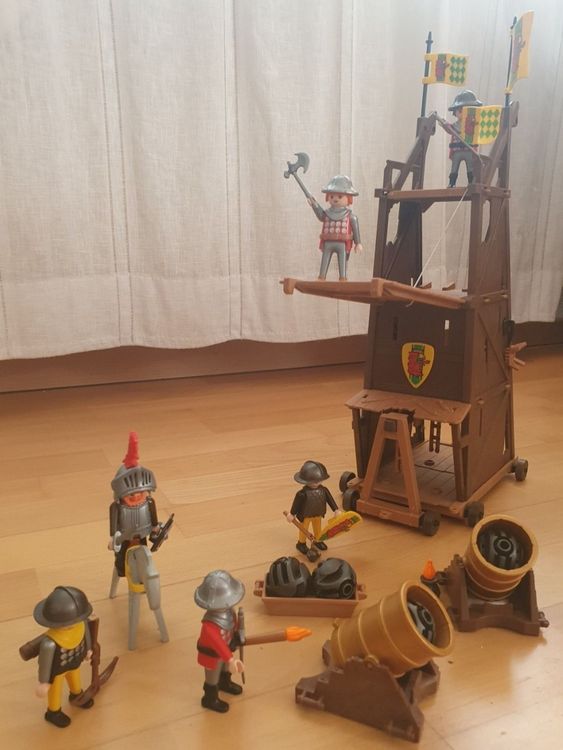 Playmobil Belagerungsturm Ritter Kanonen | Kaufen auf Ricardo