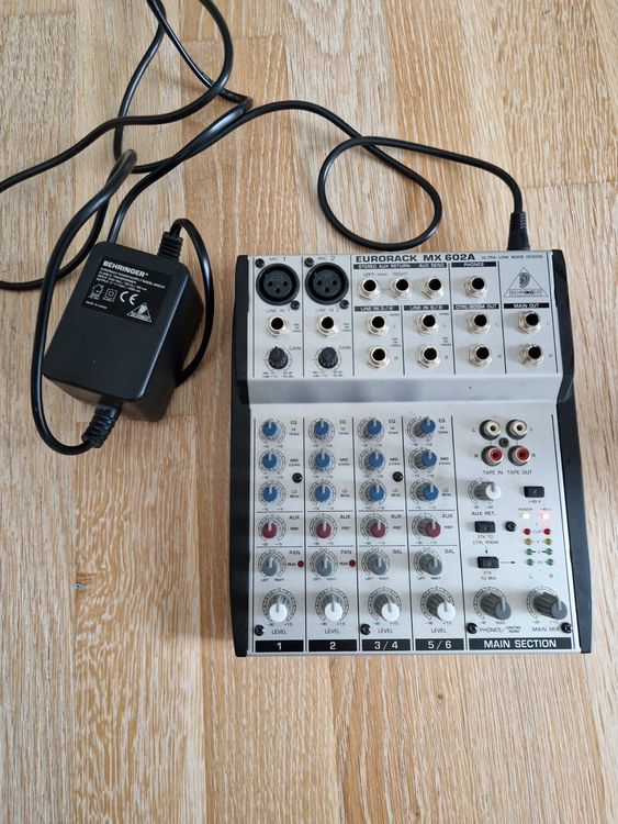 Mischpult Behringer Eurorack MX 602A 6 Kanal Mixer (Gebraucht) in ...