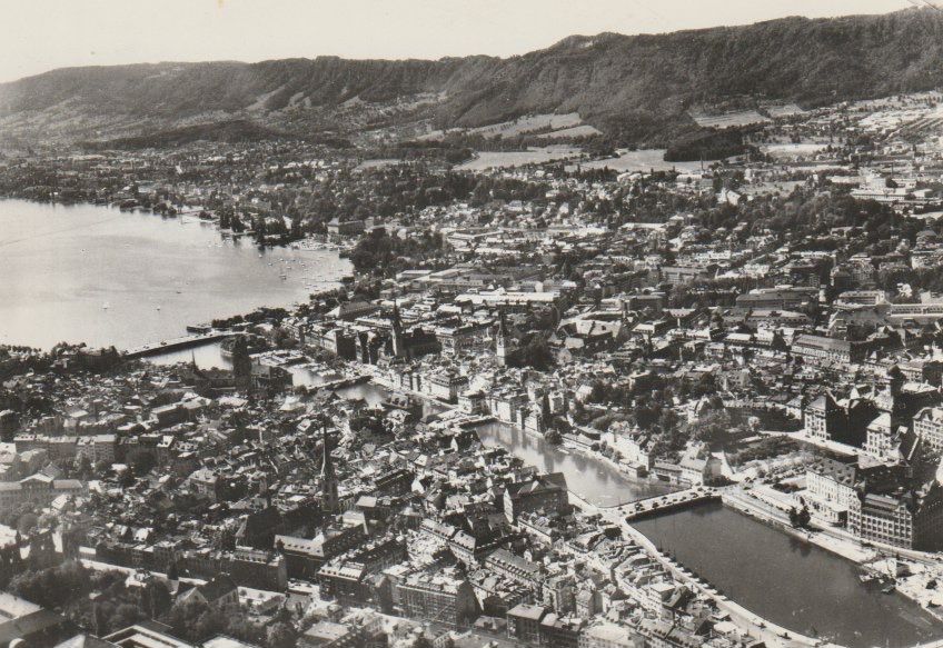 ZH 32 Zürich, Blick auf Limmat und See, 1960 | Kaufen auf Ricardo