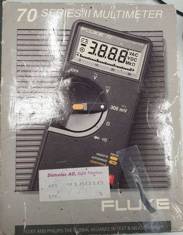 Fluke 70 digital Multimeter mit Messspitzen in OVP (Gebraucht) in Horw ...