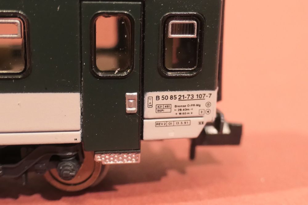 Roco SBB IC-Wagen Typ EW IV steingrau/grün, 2. Klasse, top (Gebraucht) in Höfen b. Thun für CHF ...