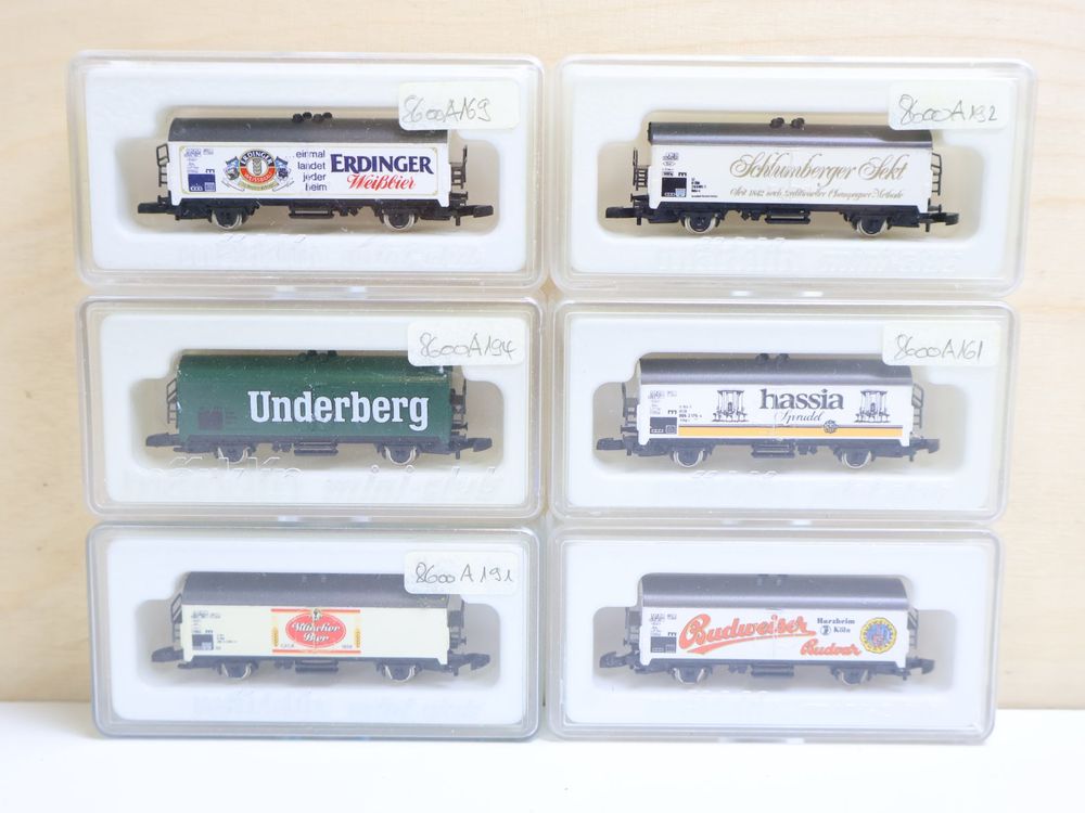 Märklin mini club 6 x Bierwagen Set - Sondermodelle (Gebraucht) in ...